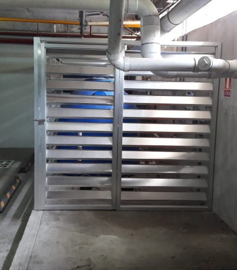 Louvers de Aluminio – Safety Garage